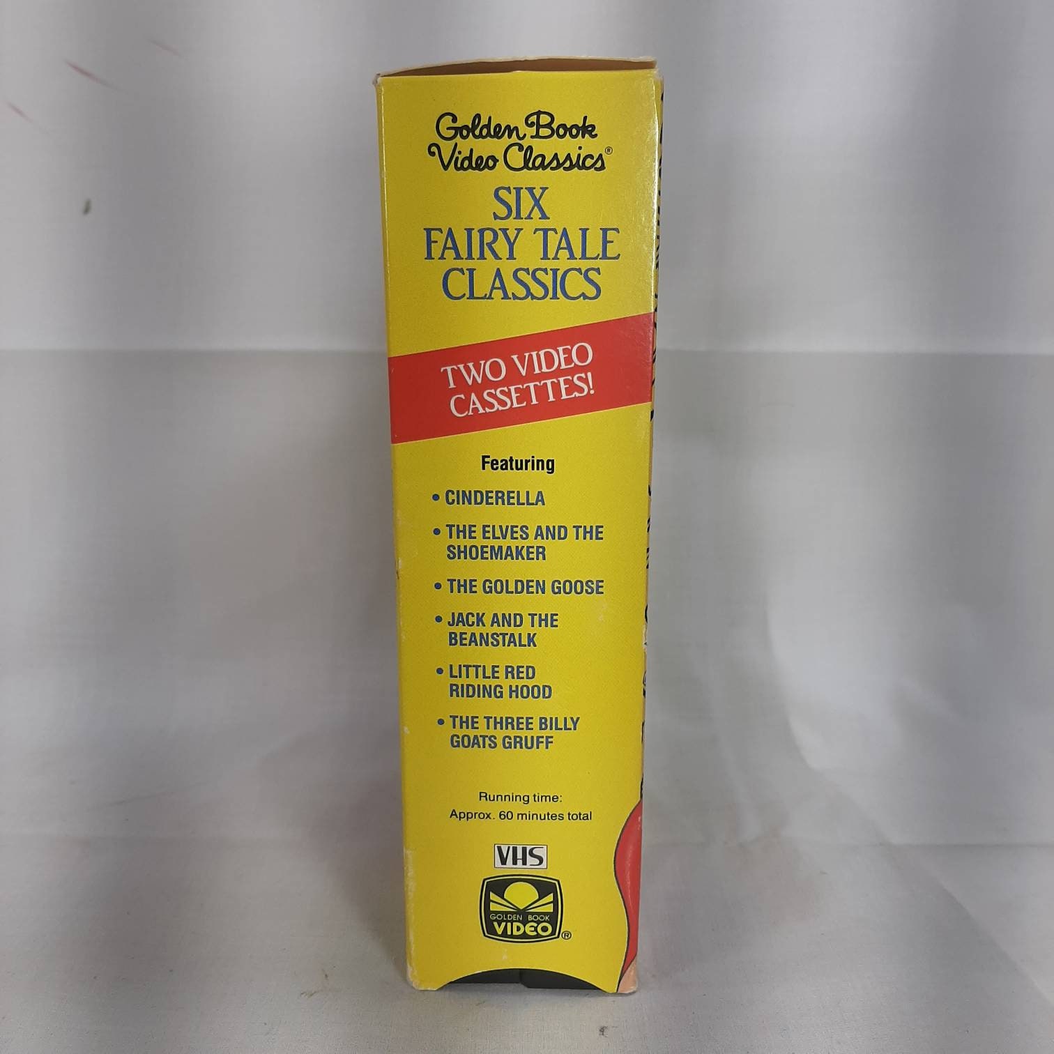 Golden Book Video Classics VHS Set of 2 1991 Six Fairy Tale Classics ...