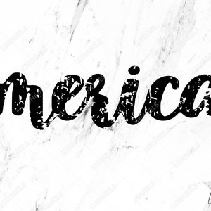 Merica Svg, Merica Distressed Font, Merica Clipart, 4th of July Svg ...