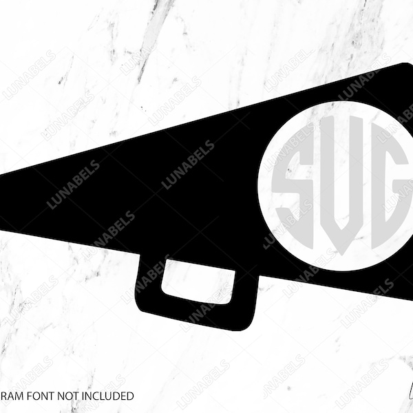 Cheer Cone Svg - Etsy