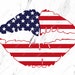 American Flag Lips Svg, Flag Lips Svg, Lips Svg, Girl Lips Svg, 4th of ...