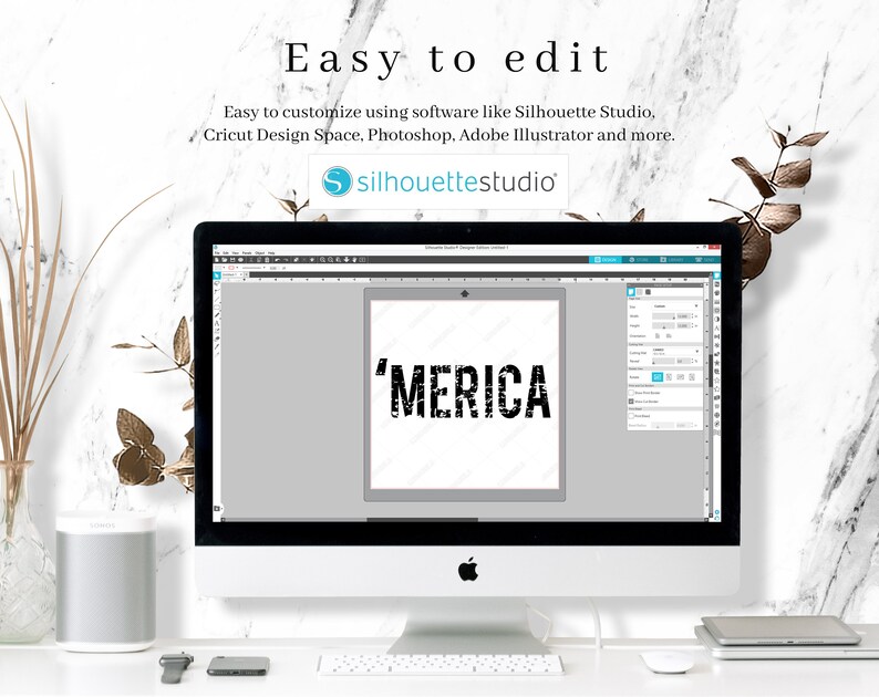 Merica Svg, Merica Distressed Font, Merica Clipart, 4th of July Svg ...