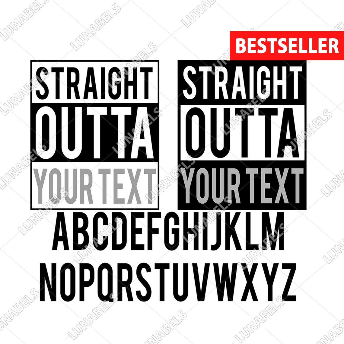 Straight outta svg Clip Art Svg files for cricut Cliparts | Etsy