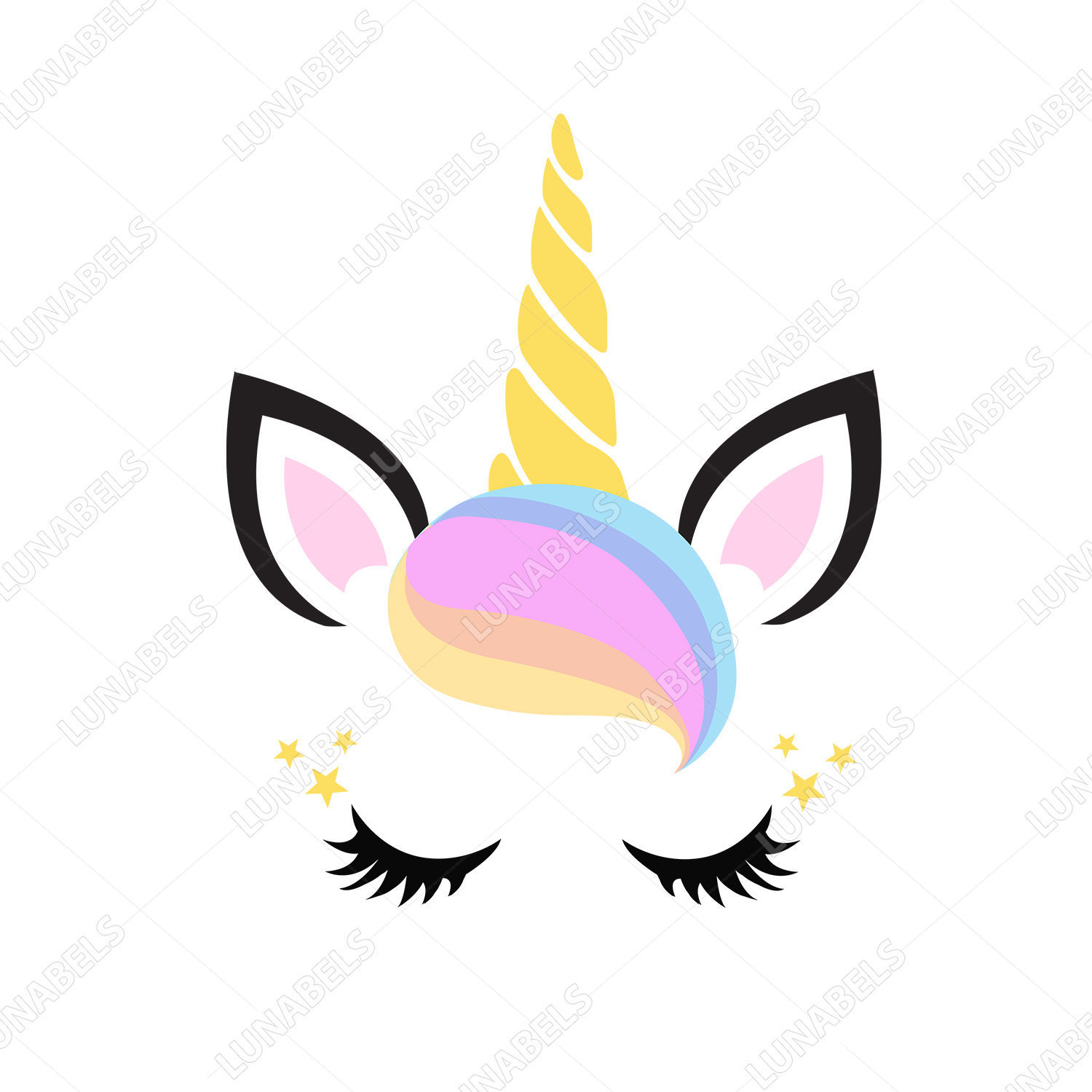 Unicorn Face SVG Unicorn Face Clipart Unicorn Head Svg | lupon.gov.ph