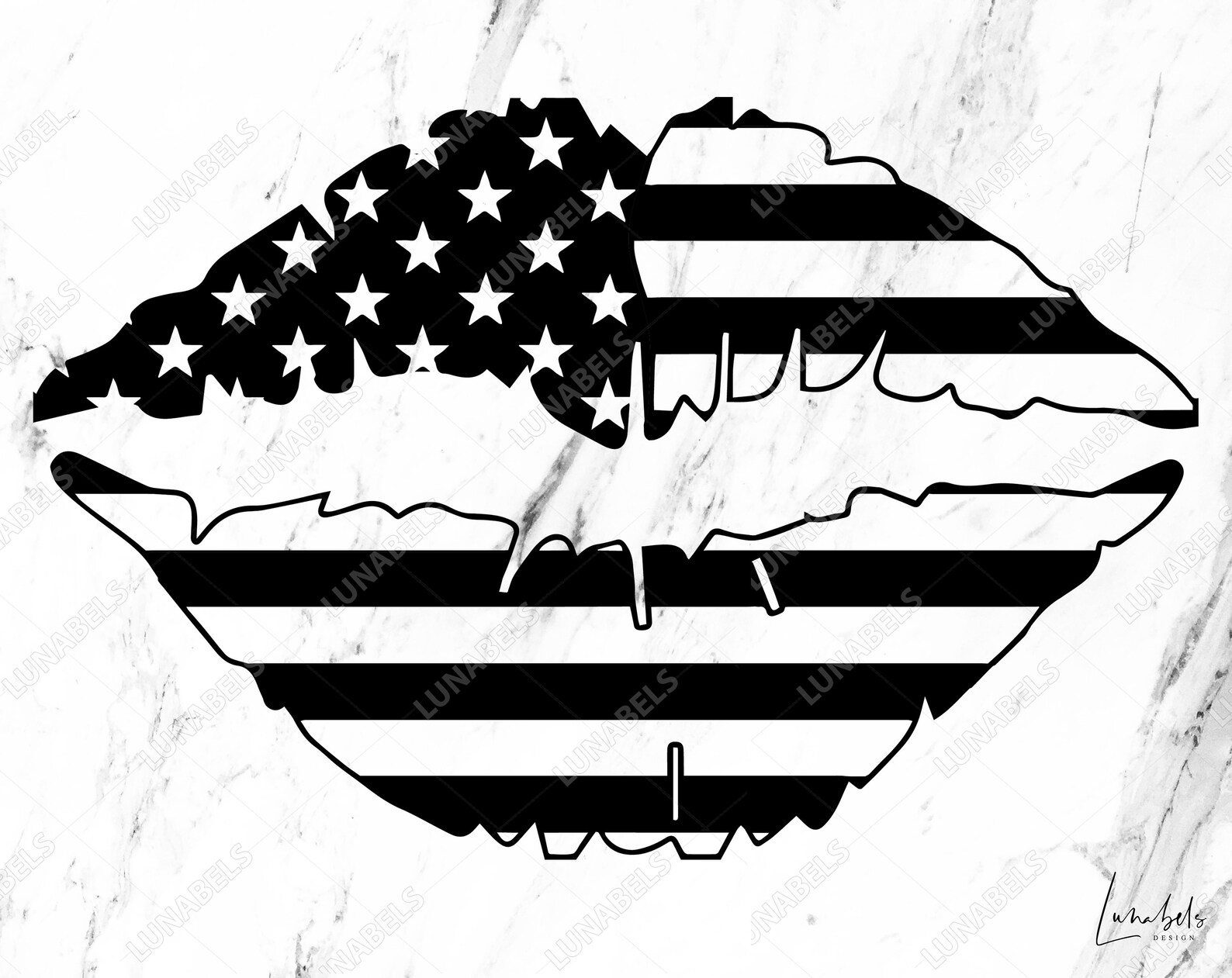 Flag Lips Svg, American Flag Lips Svg, Lips Svg, Girl Lips Svg, 4th of ...