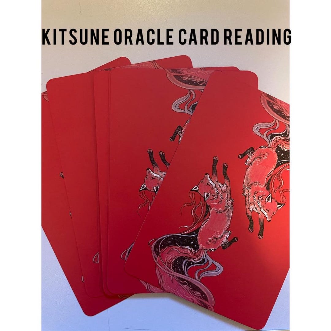 Kitsune Oracle Card Reading: Foxfire - Etsy