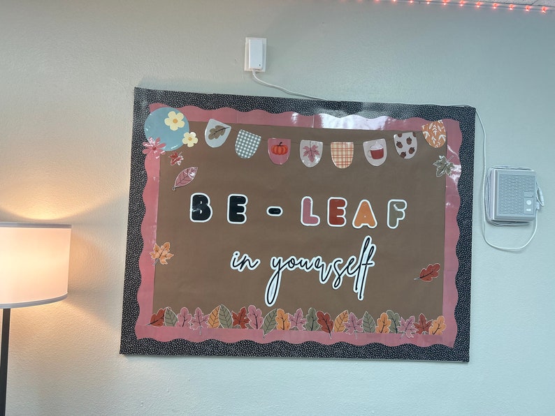 Be-leaf in Yourself Bulletin Board Package - Etsy