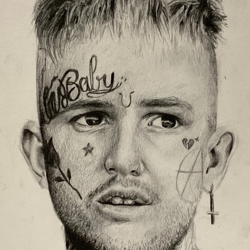 Lil Peep Drawings - Etsy
