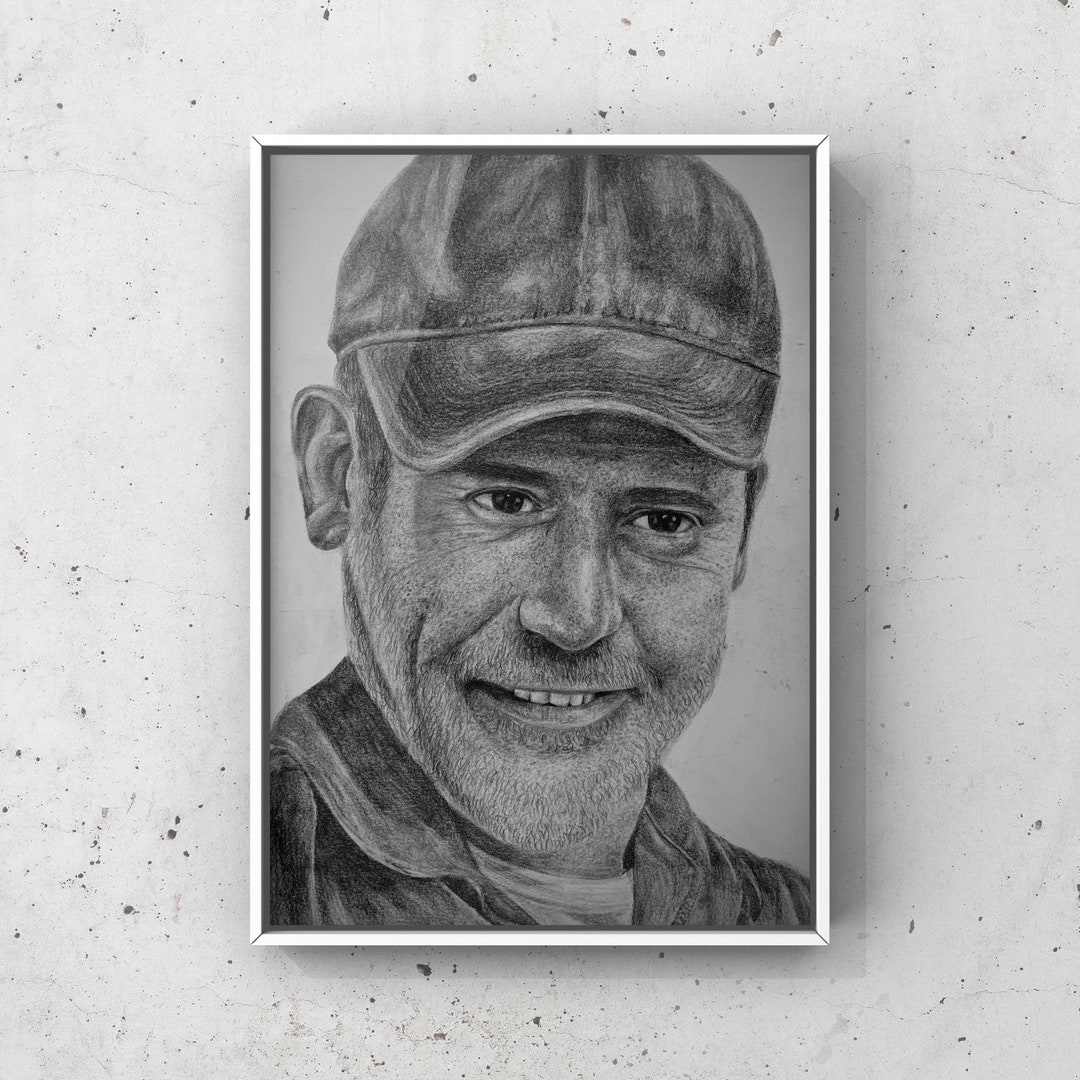 Negan Pencil Drawing - Etsy