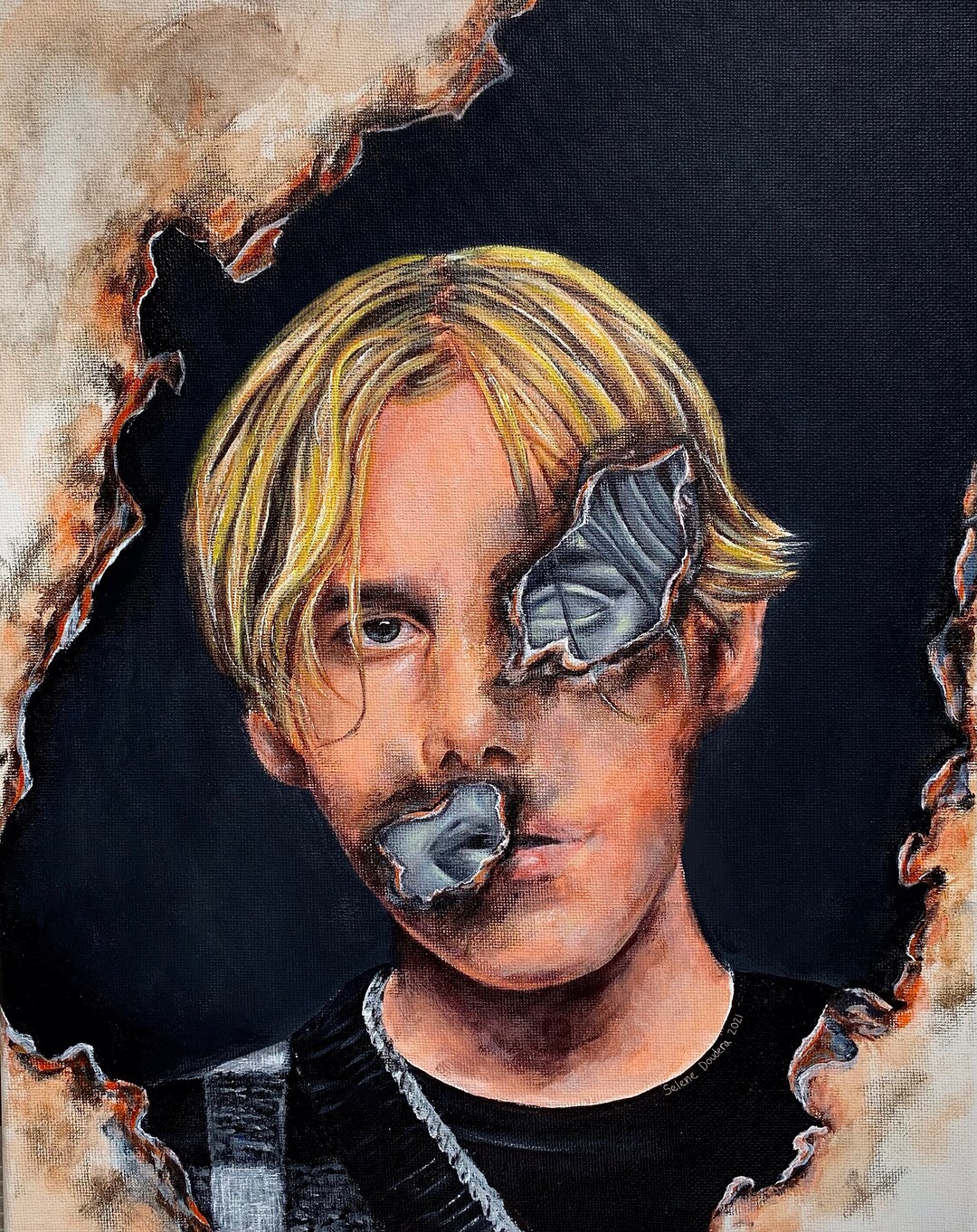 The Kid LAROI Acrylic Painting - Etsy