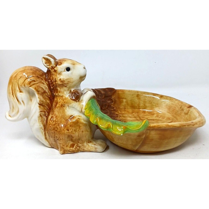 Vintage Squirrel Nut Bowl - Etsy
