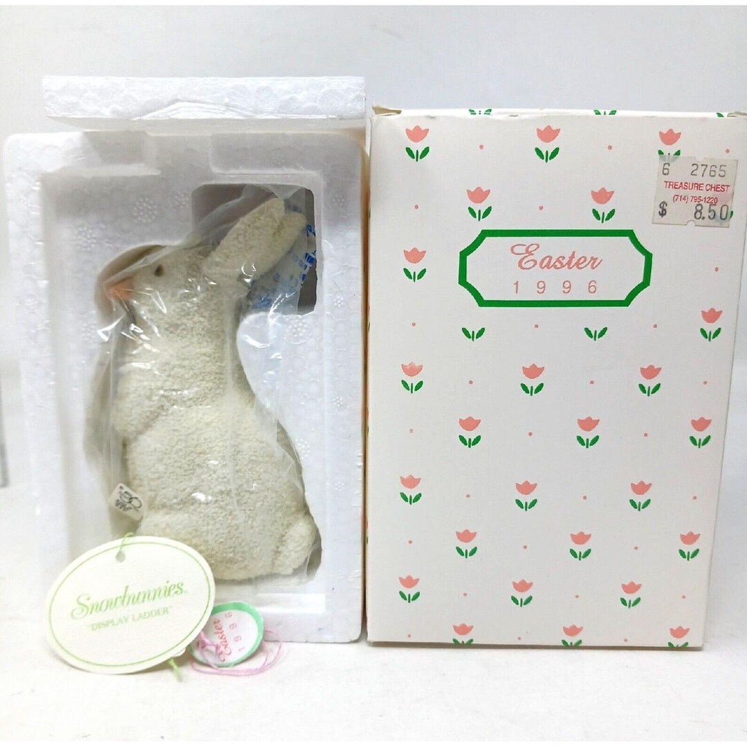 Vintage Easter 1996 Dept 56 Snowbunnies Rabbit Bunny Figurine Boxed #2D ...