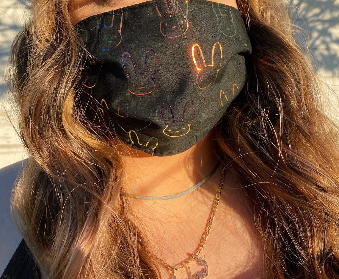 Bad Bunny Mask | Etsy