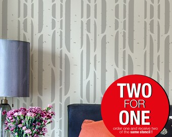 Large wall stencil | Etsy