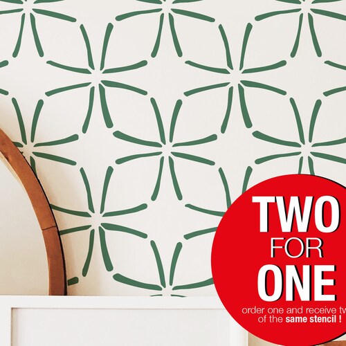 Acacia Wall Stencil Reusable Stencils for Walls Large - Etsy