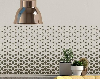 Large wall stencil | Etsy