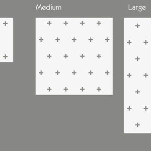 Plus Pattern Stencil, LARGE WALL STENCIL, Nursery Wall Stencil, Kids ...