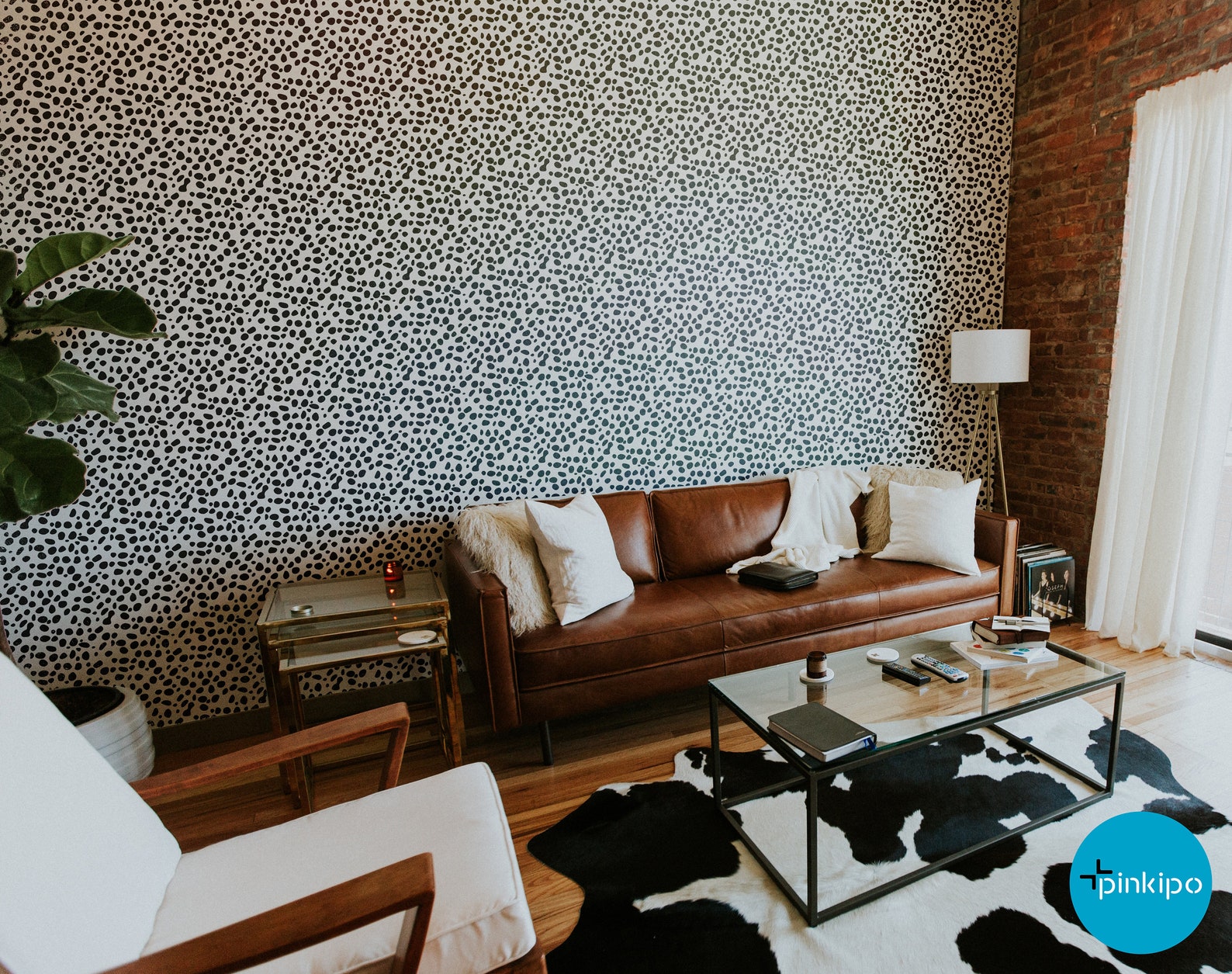 Dalmatian Spots LARGE WALL STENCIL Modern Wall Stencils | Etsy