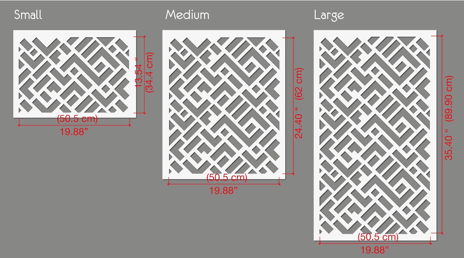 Labyrinth Wall STENCIL Modern Wall Stencils for Painting | Etsy