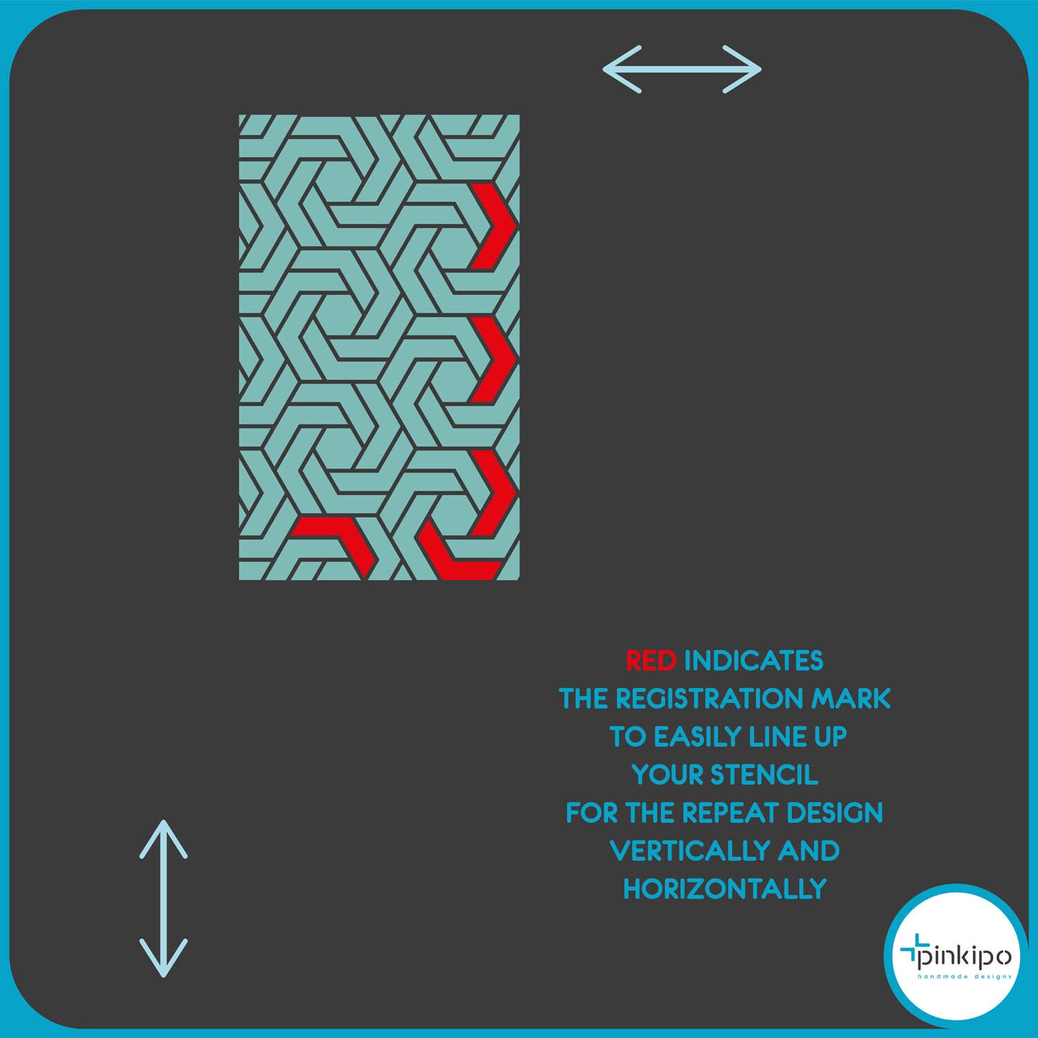Hexagon, LARGE WALL STENCIL, Modern Geometric Wall Stencils for ...