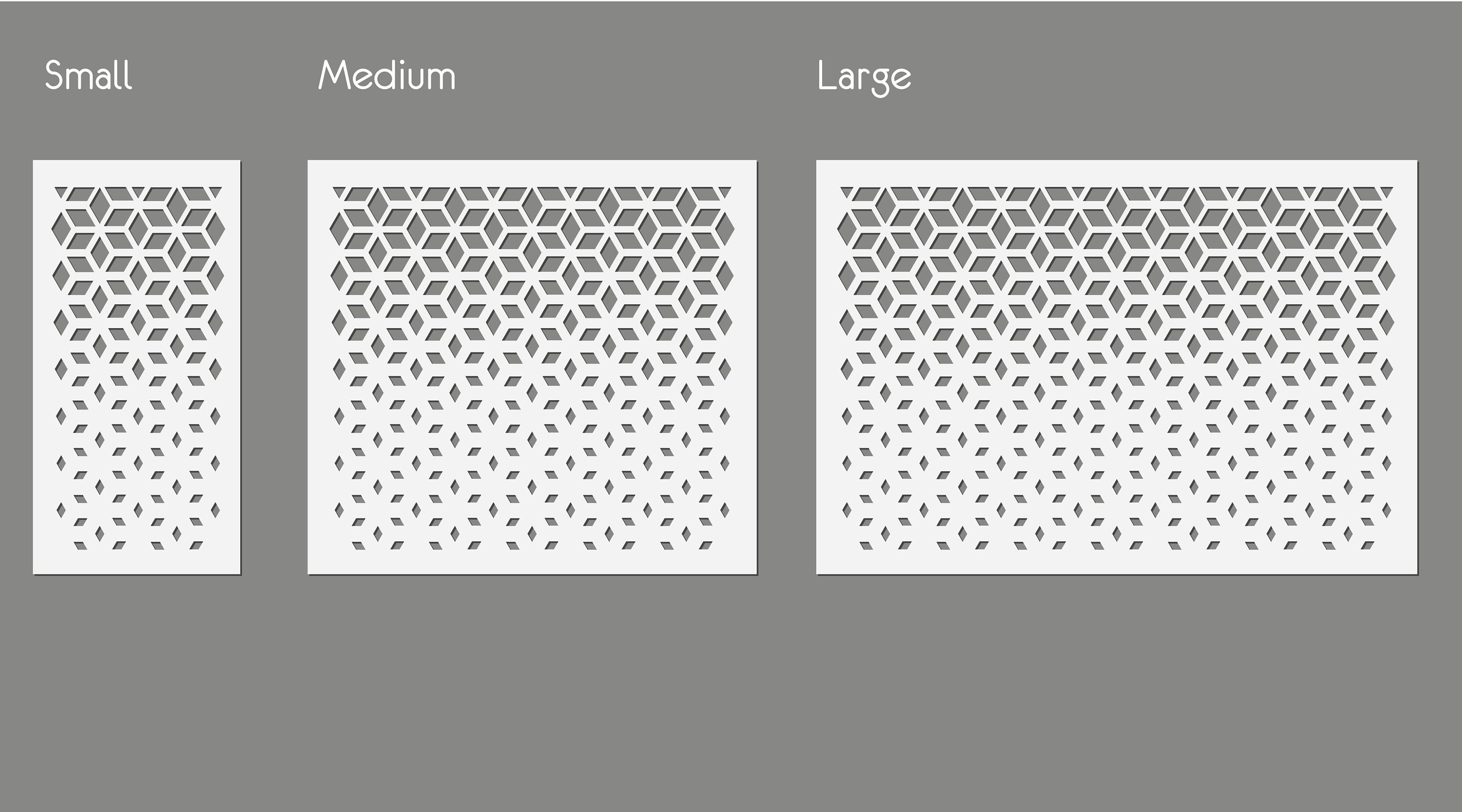 Diamond Powder BORDER WALL STENCIL Modern Wall Stencils for - Etsy Canada