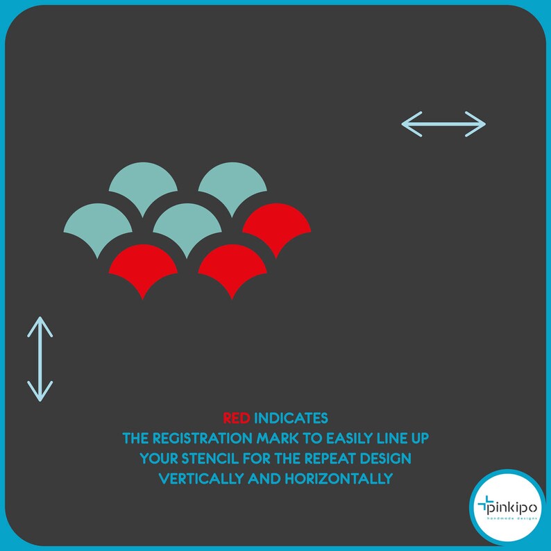 Minimal Drop WALL STENCIL Geometric Modern Wall Stencils for - Etsy