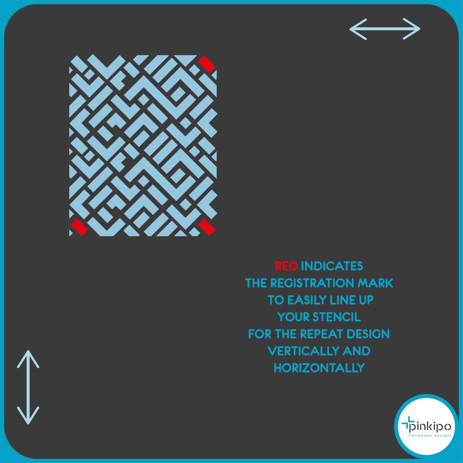 Labyrinth Wall STENCIL Modern Wall Stencils for Painting | Etsy