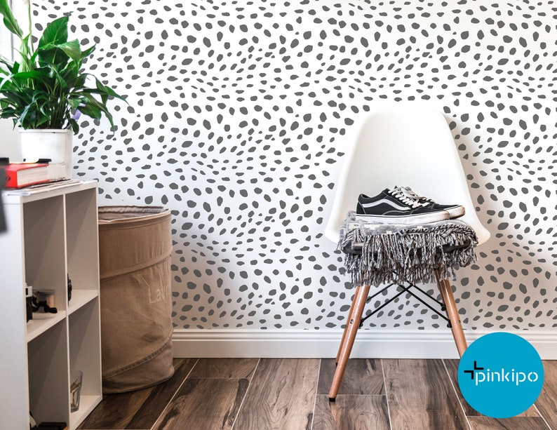 Dalmatian Spot Large WALL STENCIL Modern Wall Stencils for - Etsy