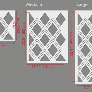 Diamonds Art - Deco , GEOMETRIC WALL STENCIL, Modern Wall Stencils for ...