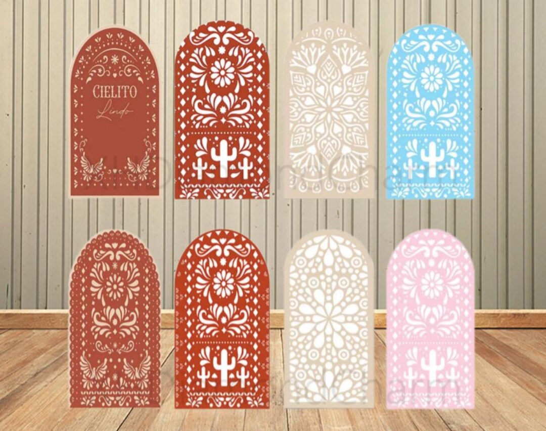 Custom Mexican Fiesta Arch Backdrop Cielito Lindo Arch Background ...