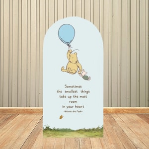Customized Double-sided Arch Backdrop, Winnie the Pooh Arch Cover ...