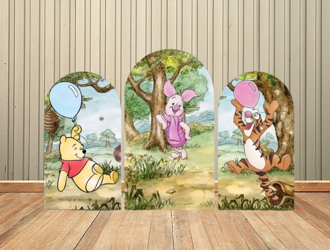 Disney Winnie the Pooh Double-sided Arch Cover Backdrop Wall for Kids ...