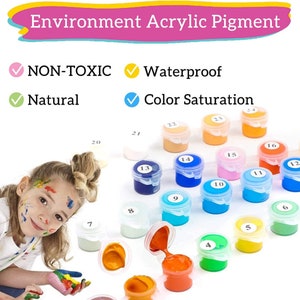 Paint by Numbers Space Astronaut Canvas Painting DIY Paint by Number ...