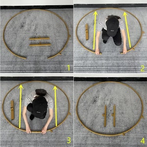 White Round Backdrop Stand Metal Circle Stand Wedding Round Arch Stand ...