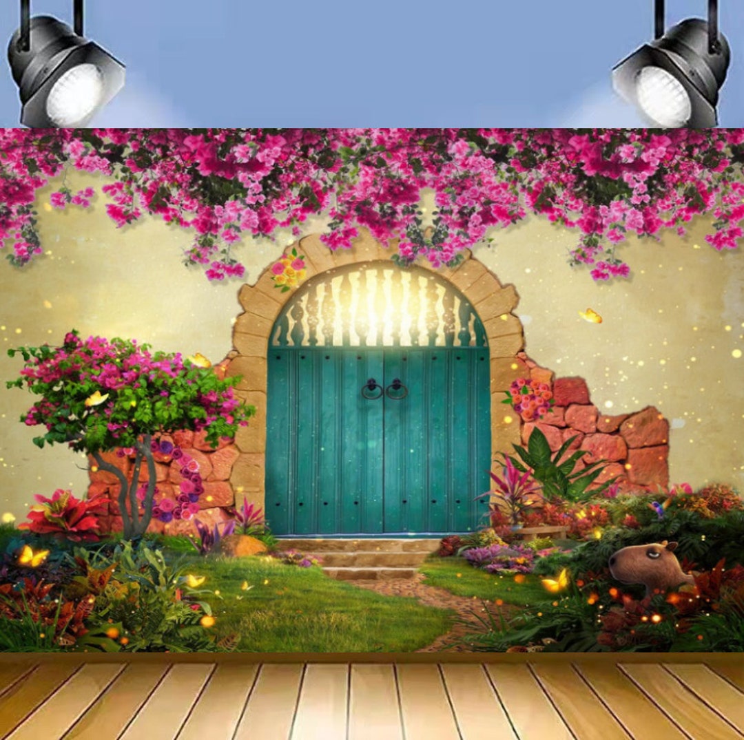 Cartoon Encanto Birthday Photography Backdrop Familia Isabel Backdrop ...