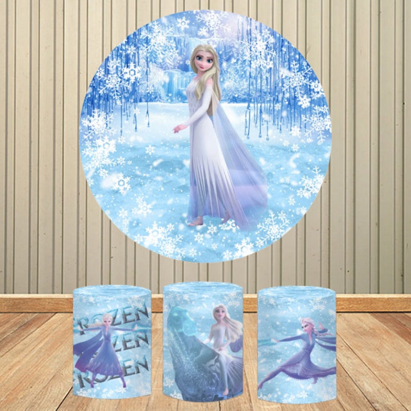 Frozen Backdrop - Etsy