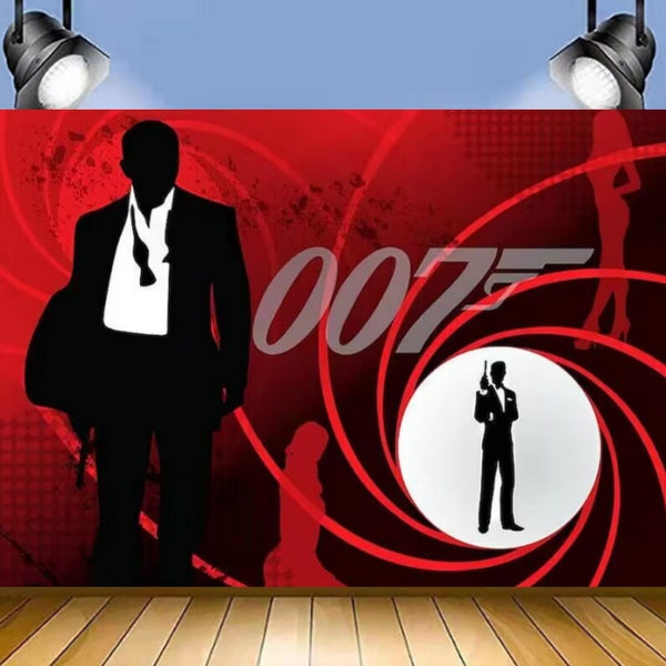James Bond Backdrop - Etsy