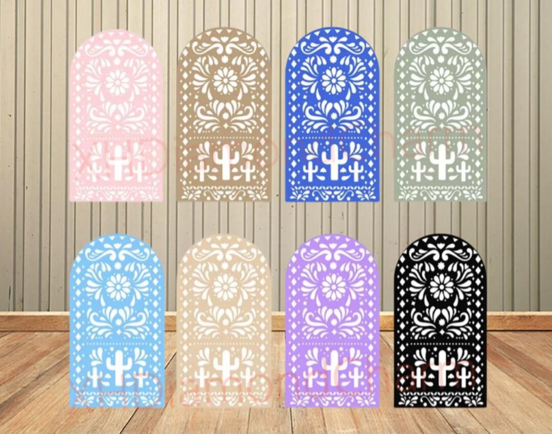 Mexican Fiesta Arch Backdrop Cielito Lindo Arch Background Birthday ...