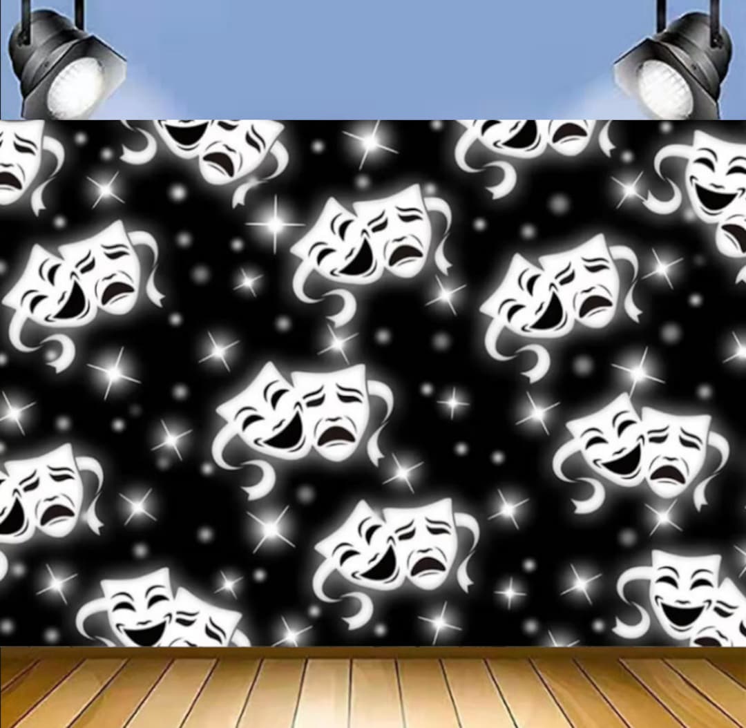 Black Mask Backdrop Airbrushed Early 2000s Old School Emotion Glamour ...