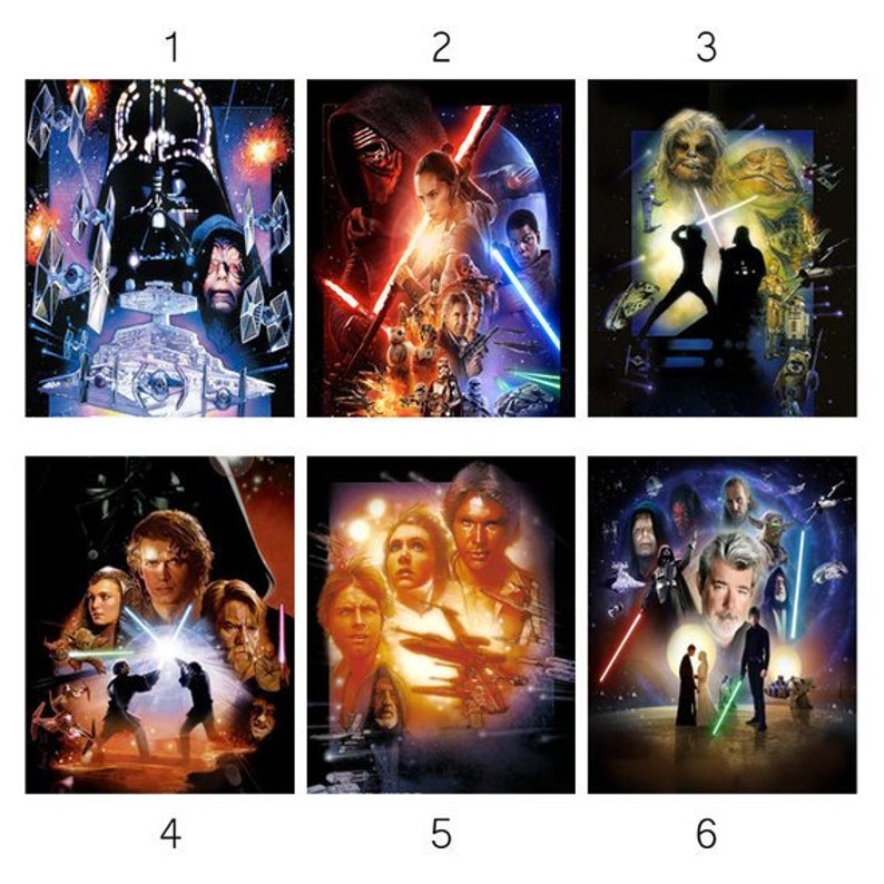 5d Diamond Painting Kit Star Wars Cross Stitch Full Drill | Etsy