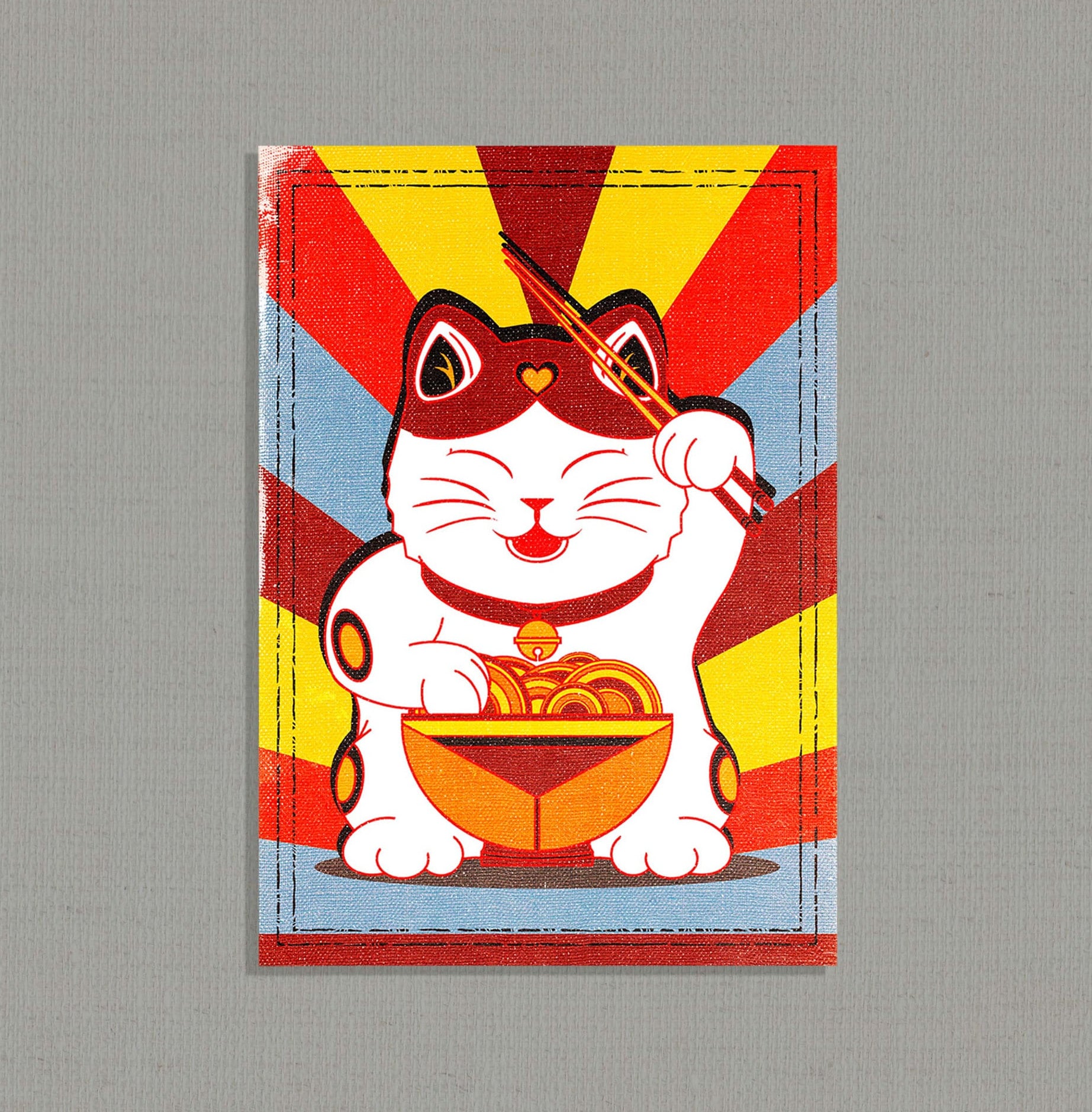 Chinese Lucky Cat Card / Good Luck Card / You've Got This! / Chinese ...