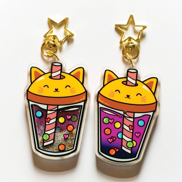 Bubble Tea Keychain - Etsy UK