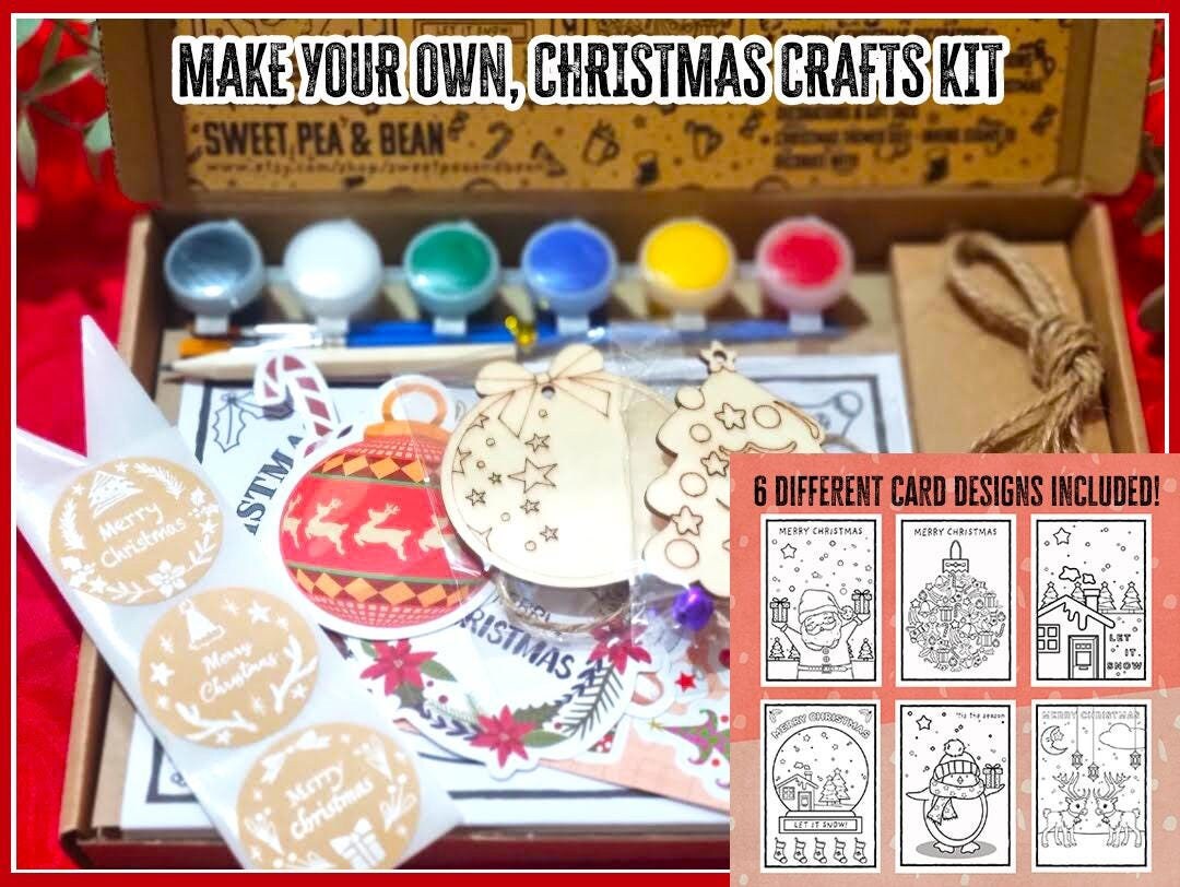 Mega Christmas Crafts Kit, Christmas Gift Set, Make Your Own Christmas ...