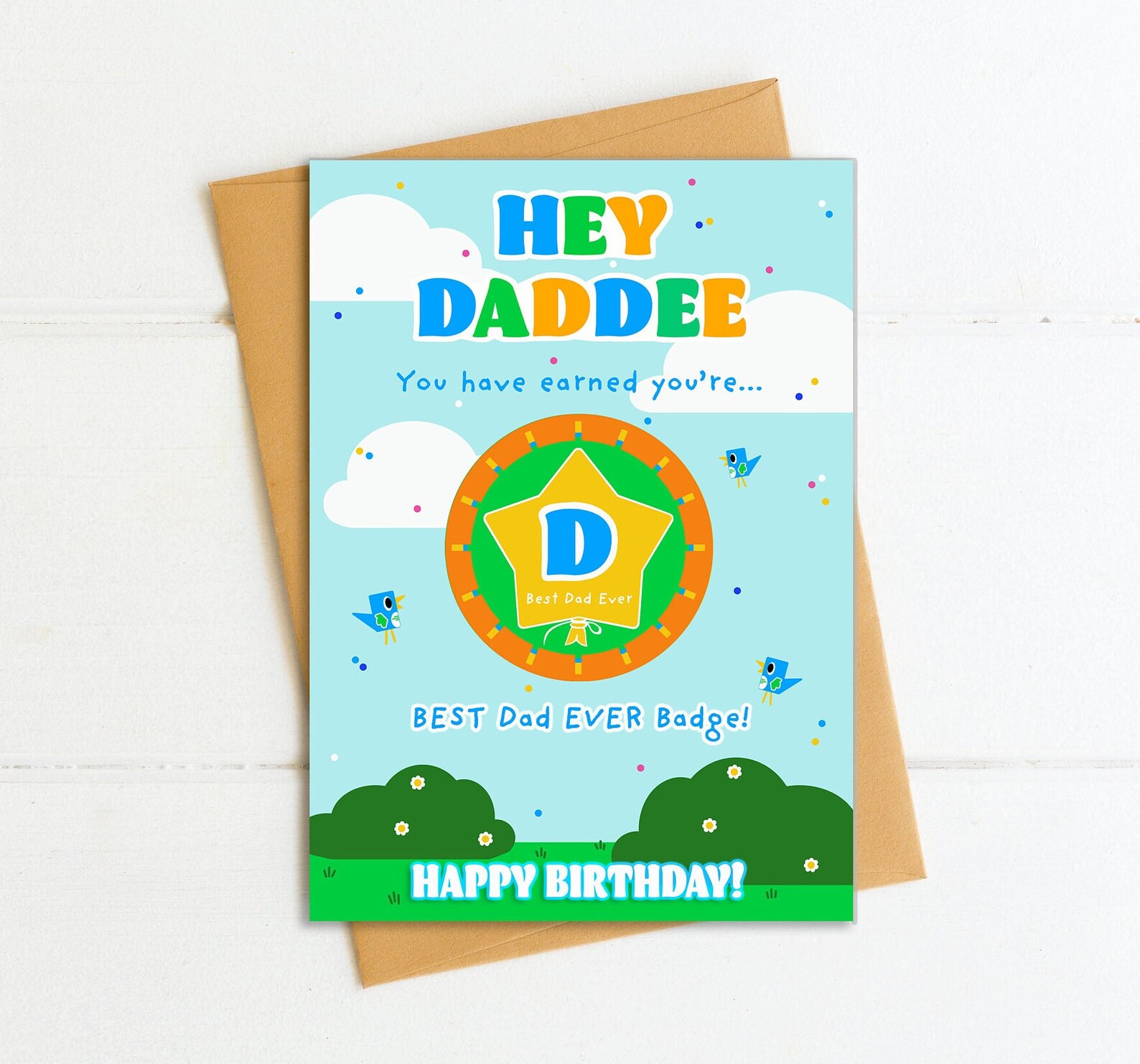 Dad Birthday Card / Happy Birthday Card for Dad / Dad's | Etsy