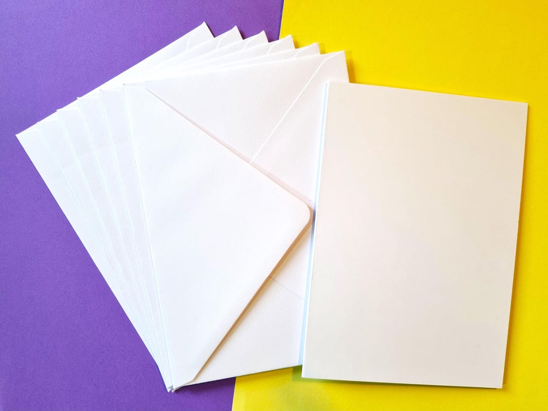 Blank Cards, Make Your Own Cards, White Blank Greeting Cards, Blank ...