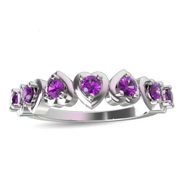 Half Eternity Ring - Etsy