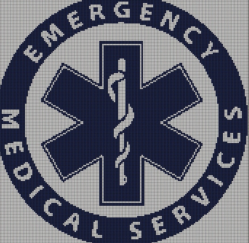 First Responder Set Cross Stitch Patterns - Etsy