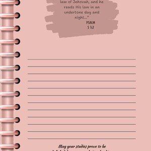 Bible Study Digital Notebook, Digital Journal, JW Digital Notebook, JW ...