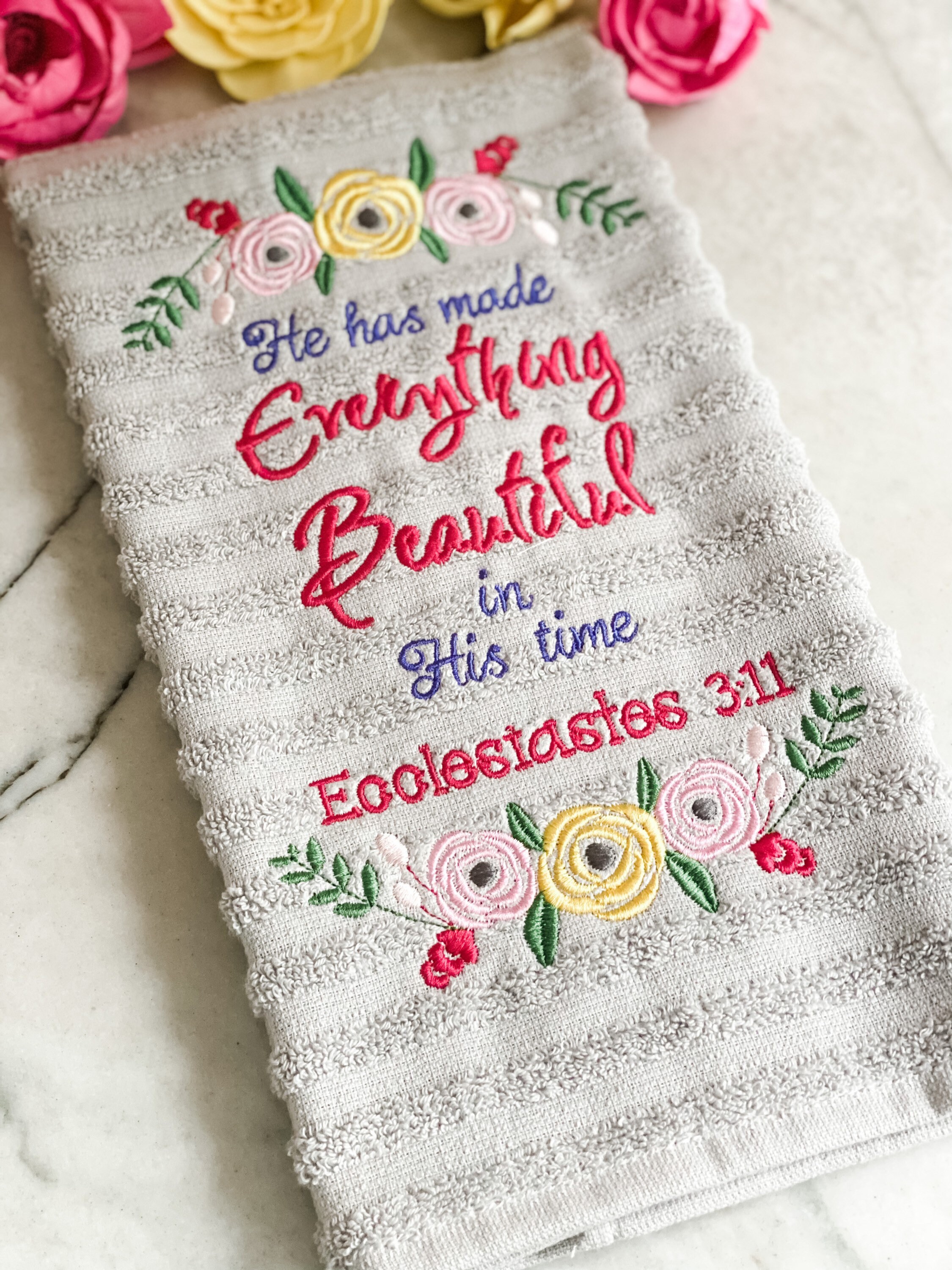 Kitchen Decor, Towels, Bible Verse, Housewarming Gift, Best Friend Gift ...