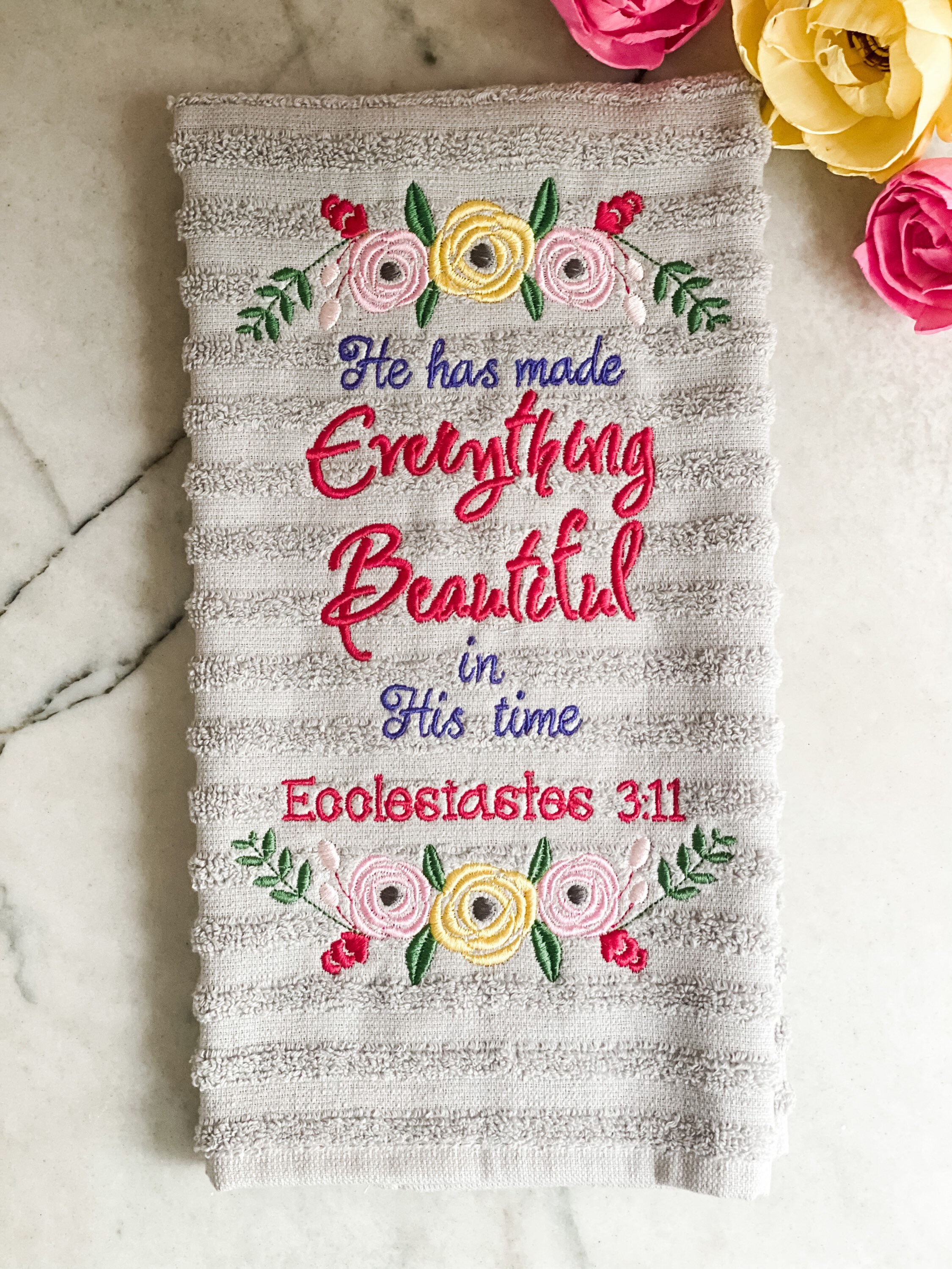 Kitchen Decor, Towels, Bible Verse, Housewarming Gift, Best Friend Gift ...