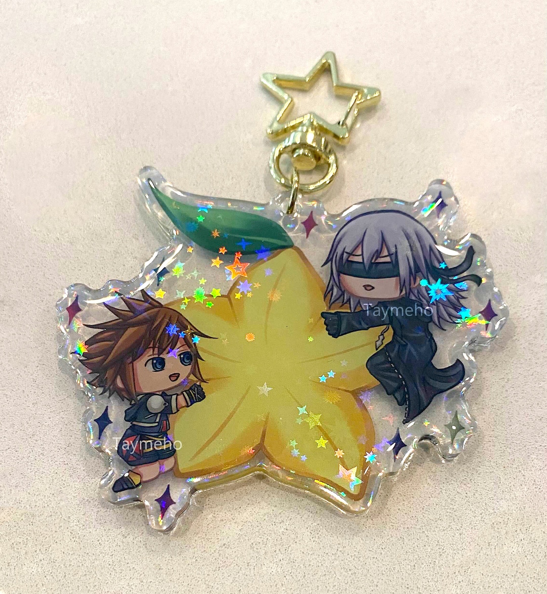 Sora Riku Paopu Fruit KHII Acrylic Keychain Charm Double-sided Double ...